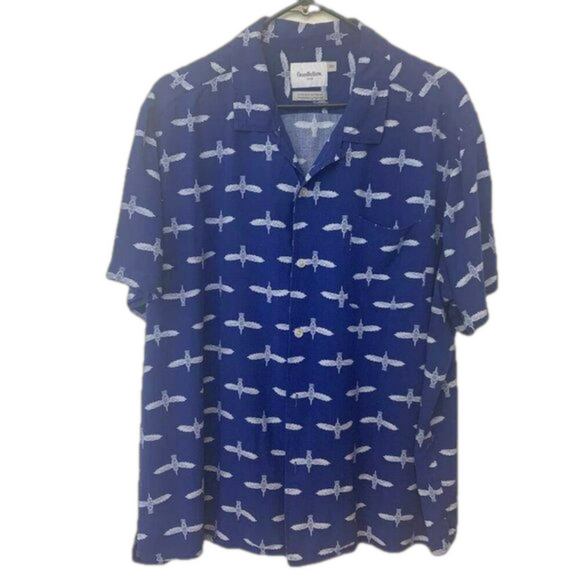 Goodfellow & Co | Shirts | Goodfellow Mens Shirt Sz Xxl Casual Short ...
